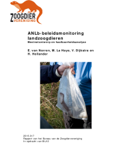 ANLb-beleidsmonitoring landzoogdieren Meetnetontwerp en ...